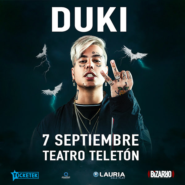 ¡Duki trae la potencia de su trap en Chile!