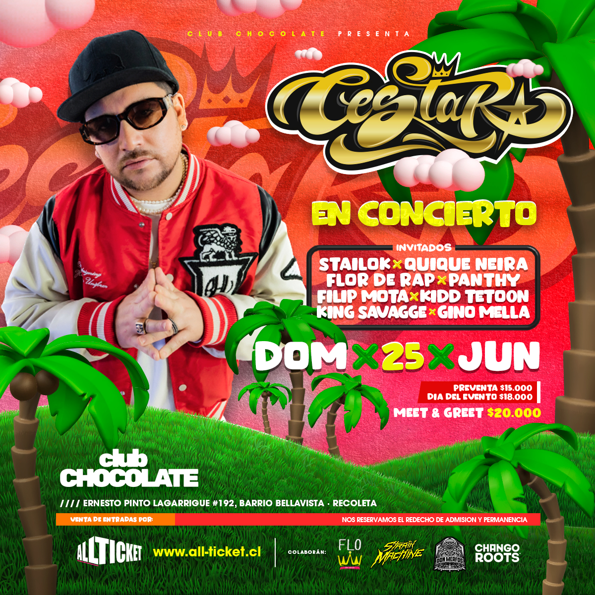 Cestar se presentará el 25 de junio en Club Chocolate